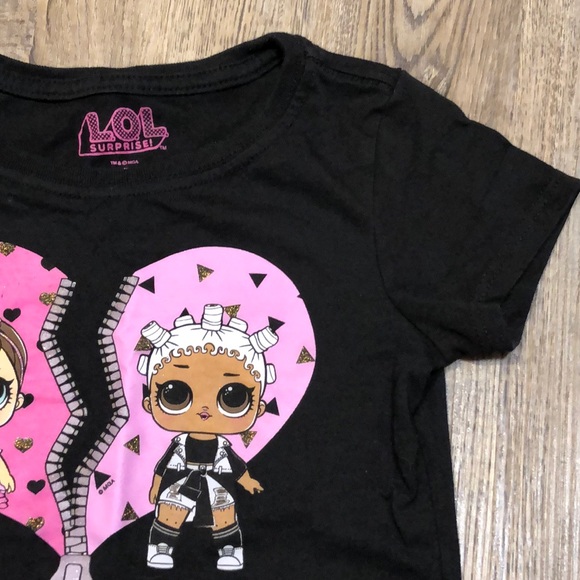 L.O.L. Surprise! | Shirts & Tops | Lol Surprise Graphic Design Black ...